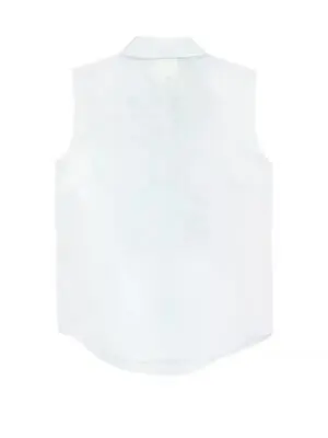 P.a.r.o.s.h Ruffled Sleeveless Blouse