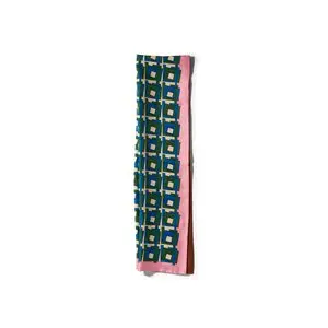 Miu Miu Printed Silk Scarf - Pink/laurel Green