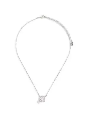 SWAROVSKI Heart-pendant Necklace - Silver