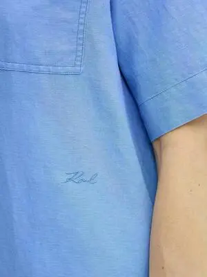 Karl Lagerfeld Flap-pocket Short-sleeved Shirt