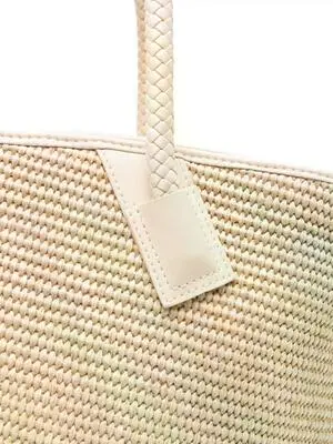ALEXANDER SMITH Large Braided Lauren Tote Bag - Neutrals