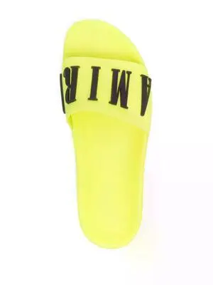 Amiri Logo-embossed Slides