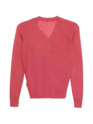 JOSEPH Button-up Cashmere Sweater - Pink