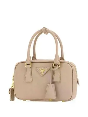 Prada Leather Mini Bag - Neutrals