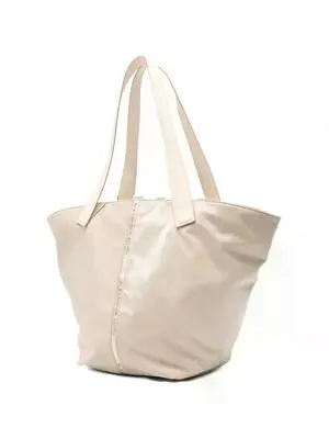 ALEXANDER SMITH Lauren Logo-detail Tote Bag - Neutrals