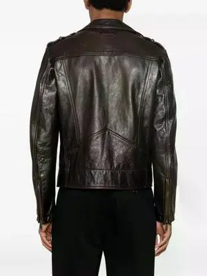 SALVATORE SANTORO Leather Biker Jacket
