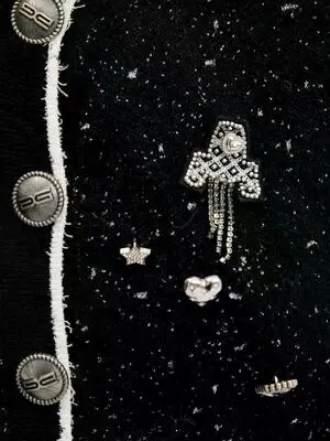 GESTUZ Stud-embellished Cardigan