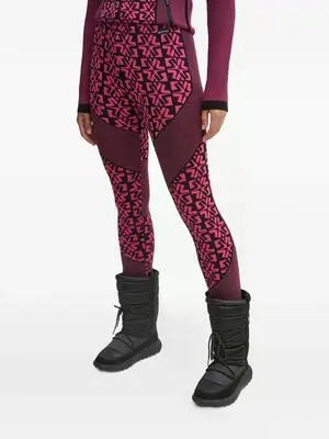 NEWLAND Geometric-pattern Leggings