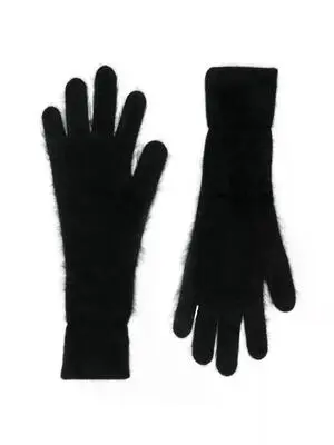 TOTEME Brushed Gloves - Black