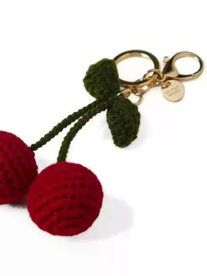 TWINSET Crocheted Cherries Keyring