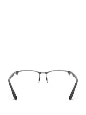 Ray-ban Half-rim Logo-detail Glasses