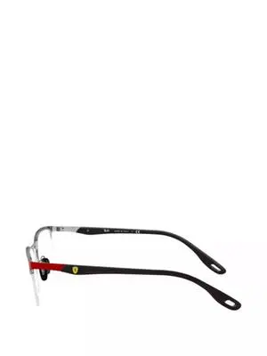Ray-ban Half-rim Logo-detail Glasses