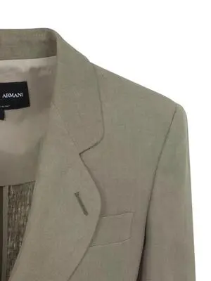 Giorgio Armani Single-button Linen Jacket