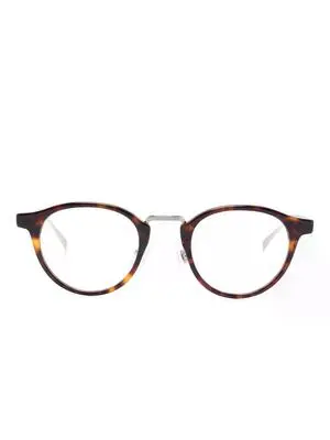 Dunhill Round-frame Eyeglasses - Brown