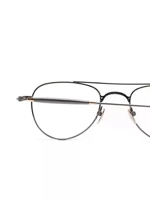 MASUNAGA Gms-129t Pilot-frame Eyeglasses