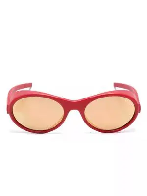 Givenchy G Ride Oval-frame Sunglasses - Red