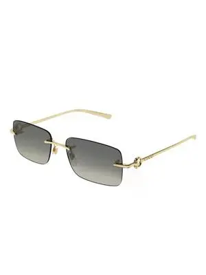 Gucci Rectangle-frame Gradient Sunglasses
