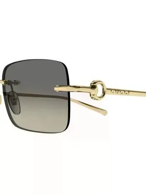 Gucci Rectangle-frame Gradient Sunglasses