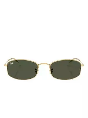 Ray-ban Rectangle Frame Sunglasses - Gold