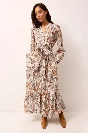 Marie Oliver Paisley Day Dresses