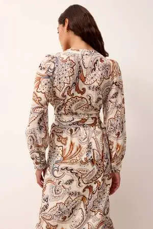 MARIE OLIVER Hannon Maxi Shirt Dress