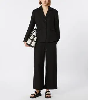 Max Mara Linen-blend Abissi Culottes