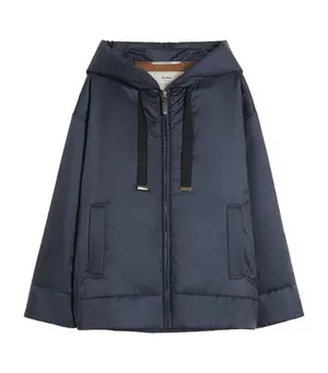 Max Mara Water-repellent Relaxed Padded Jacket - Blue