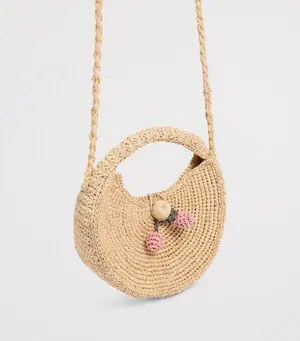Bonpoint Raffia Loulou Crossbody Bag
