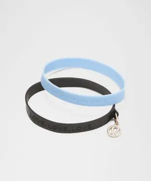 Lululemon Back To Life Bottle Bands - Black/sinatra Blue