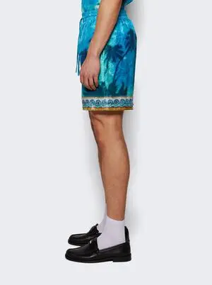 Casablanca Caustics Emblem Shorts - Multi
