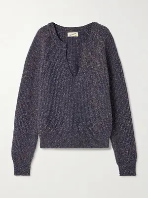 SANDERLAK Ribbed Wool-blend Sweater