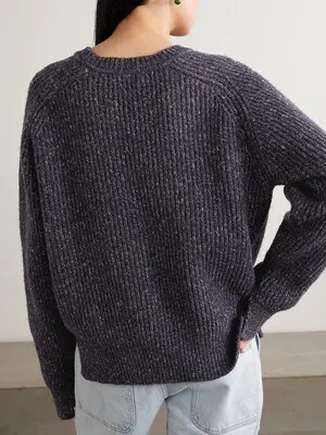 SANDERLAK Ribbed Wool-blend Sweater
