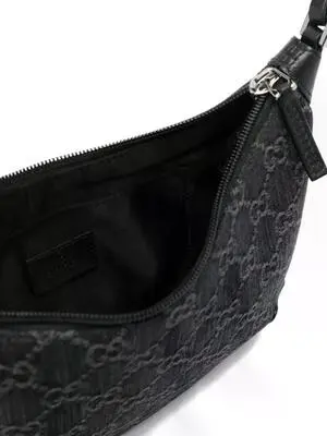 Gucci Monogram Embroidered Shoulder Bag