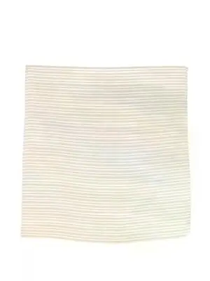 TOTEME Striped Silk Scarf - Neutrals