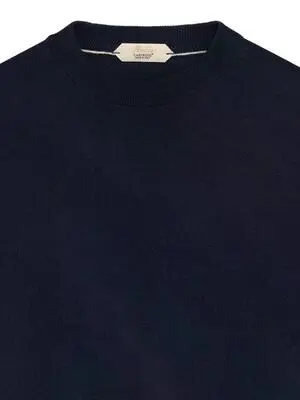 AURELIEN Fine-knit T-shirt - Blue