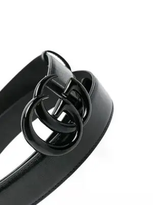 Gucci Logo-buckle Leather Belt