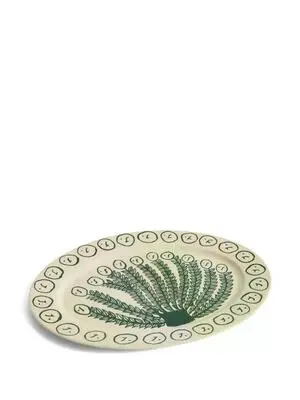 HAY La Pittura Border Print Oval Serving Platter