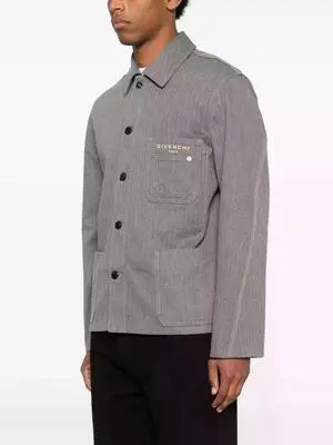 Givenchy Pocket Cotton Shirt Jacket