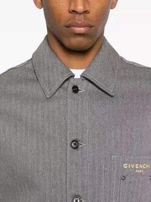 Givenchy Pocket Cotton Shirt Jacket