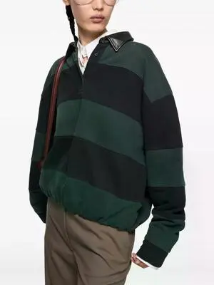 Acne Studios Striped Long-sleeve Polo