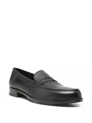 LARDINI Leather Flat Loafers