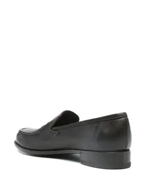 LARDINI Leather Flat Loafers