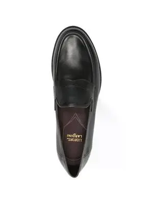 LARDINI Leather Flat Loafers