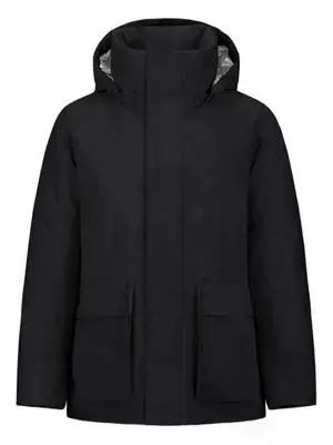 Herno Hooded Jacket With Flap-pockets - Black