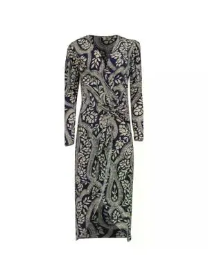 Johanna Ortiz Paisley-pattern Midi Dress