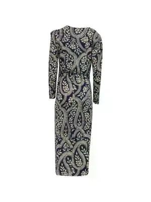 Johanna Ortiz Paisley-pattern Midi Dress