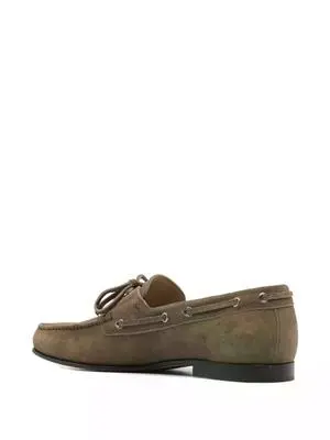 Valentino Garavani Suede Boat Shoes - Brown