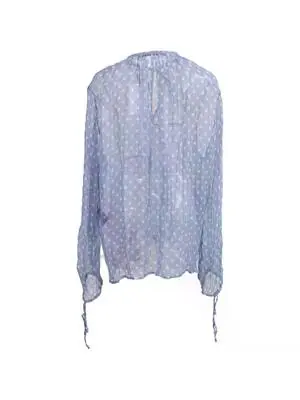 HAIDER ACKERMANN Polka-dot Tie-neck Blouse