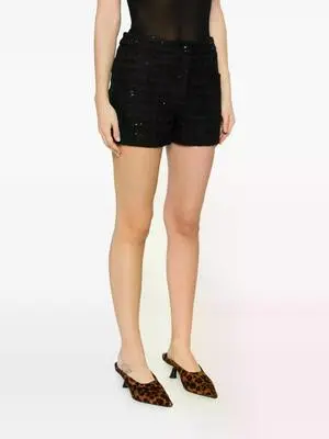 THELAURENT Sequin-embellished Shorts