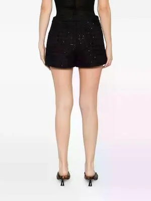 THELAURENT Sequin-embellished Shorts